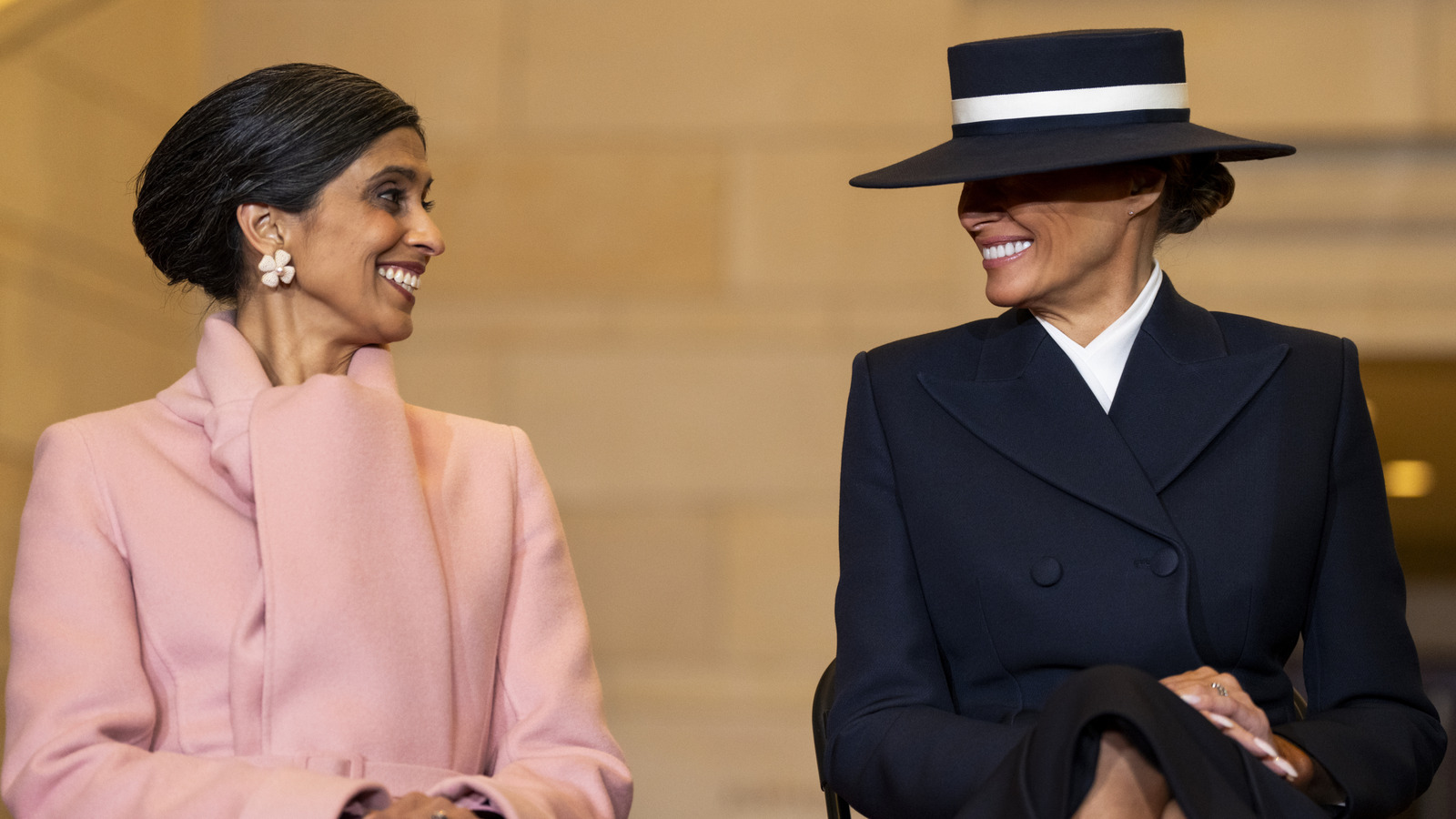 Both Of Usha Vance's Weddings Were So Different Than Melania Trump's
