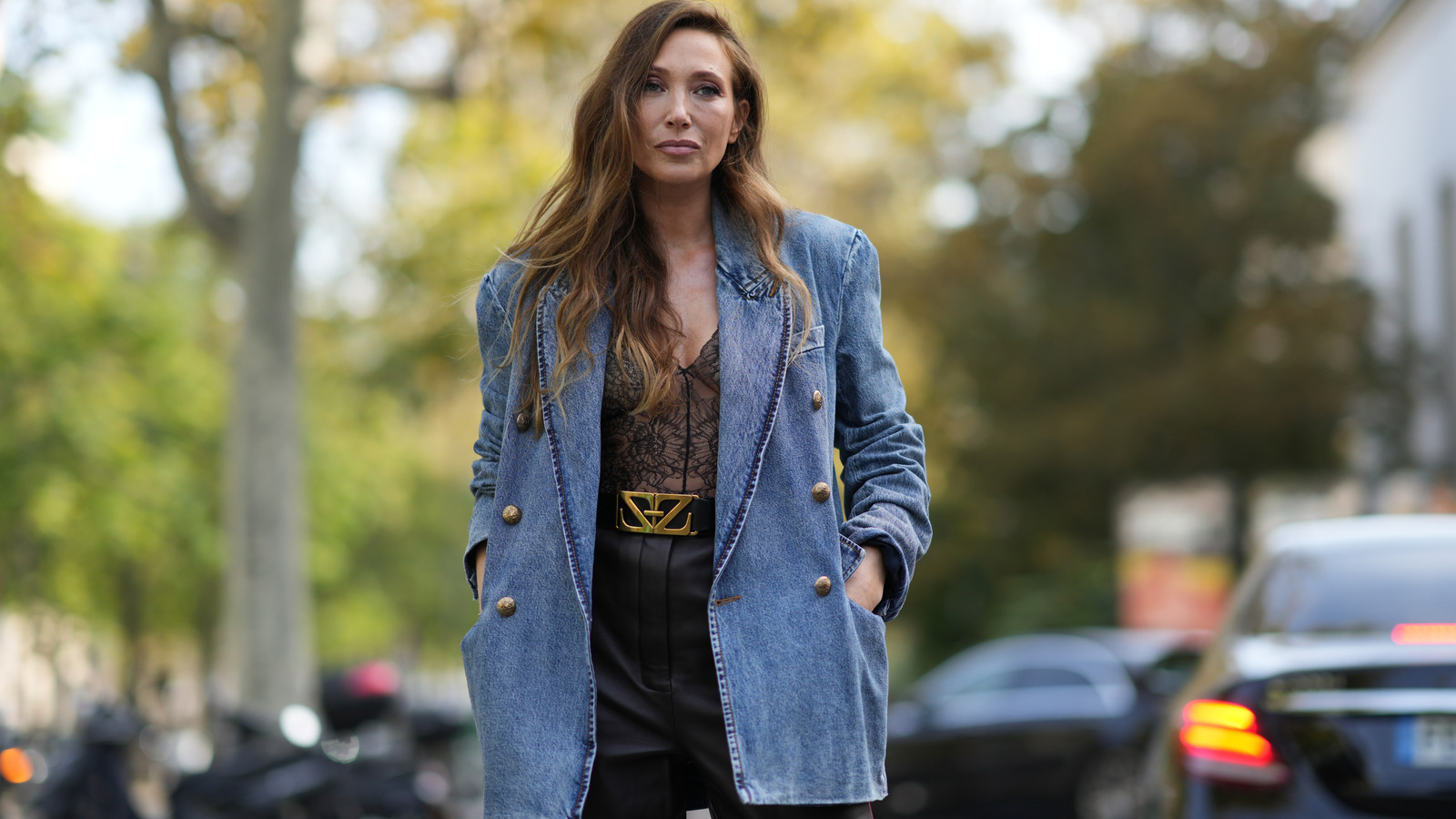 Outfit Inspiration For New Year's Eve If You Love Lace And Leather