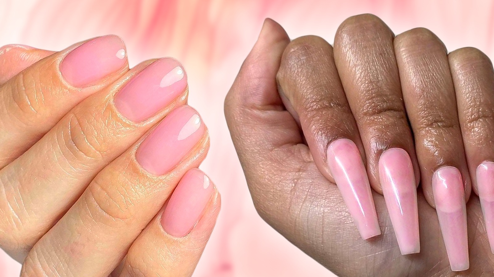 Sheer Blush Nails Are The Trendiest Take On The Minimalist Manicure