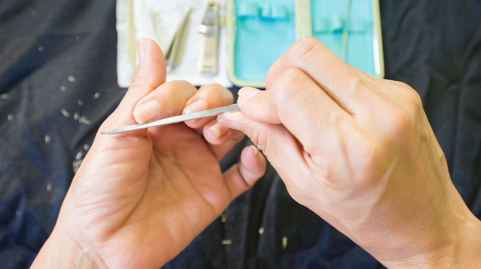 The Right Way To Prep Your Nails For An At-Home Manicure