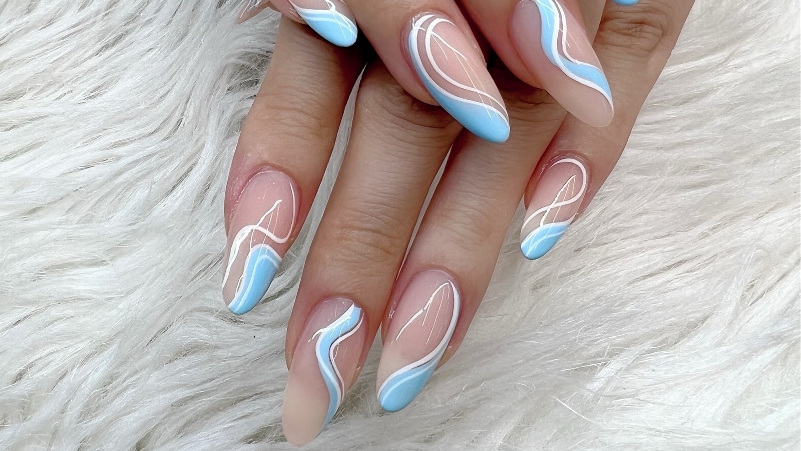 We're Ready To Dive Into The Lagoon Nails Trend