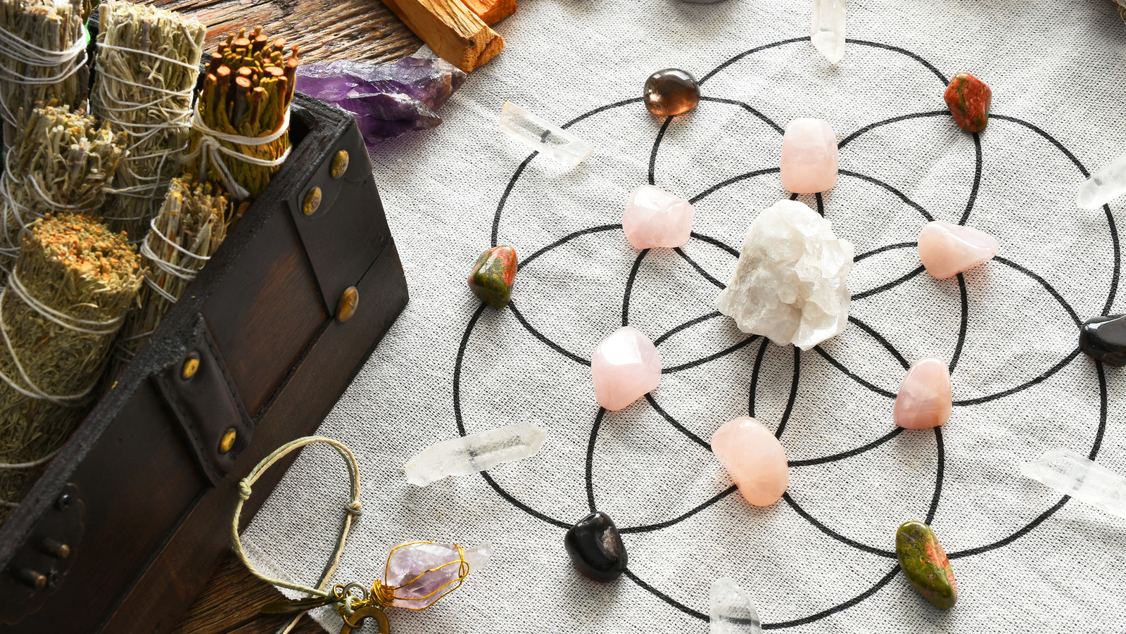 What Is A Crystal Grid, And How Can It Be Used To Set Intentions ...